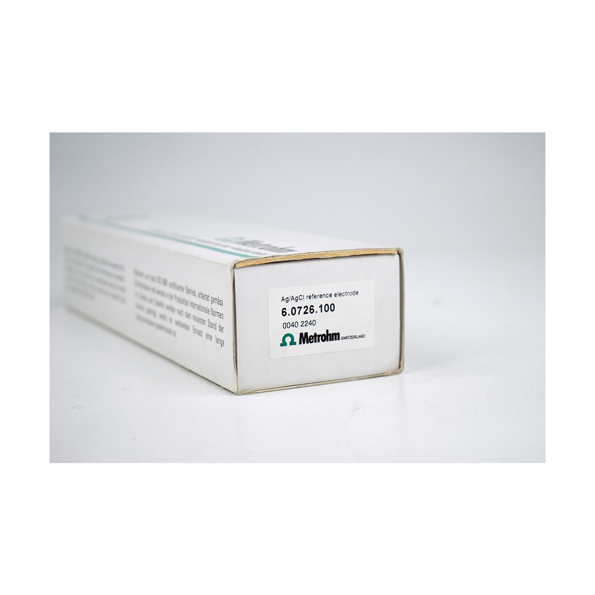 Metrohm Ag/AgCl Reference Electrtode Length 12.5 cm up to 80 °C 6.072 ...