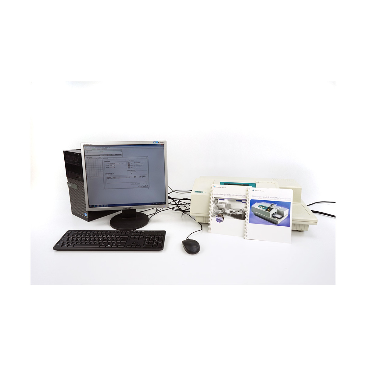 Molecular Devices SpectraMax Plus Microplate Reader S/N: 02927 SoftMa ...
