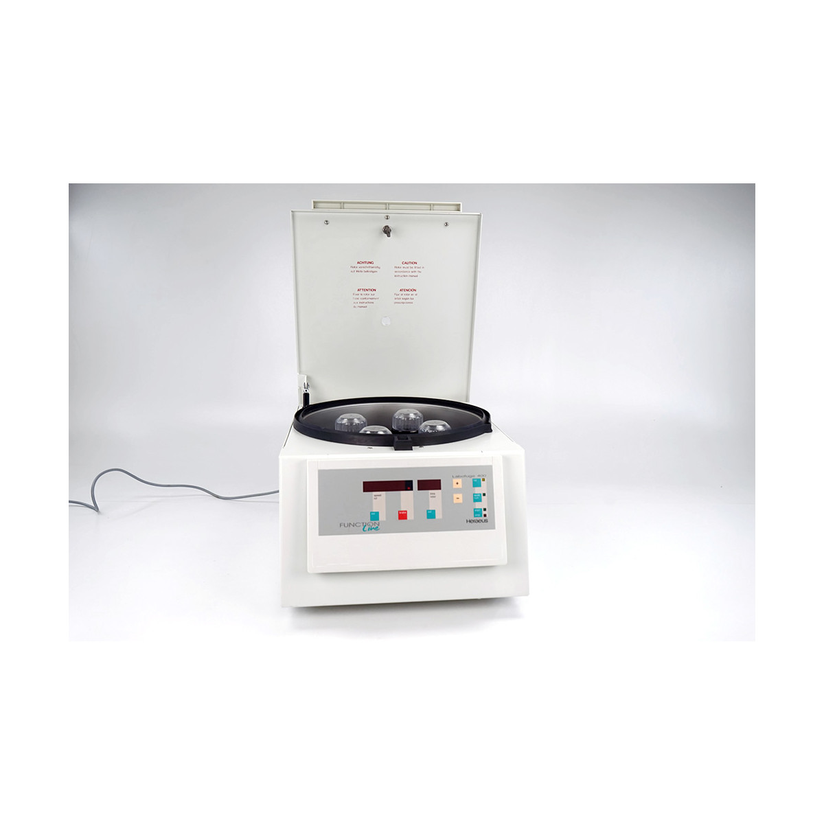 Heraeus Labofuge 400 Function Line + Swinging Rotor + 4 buckets w/ ca ...