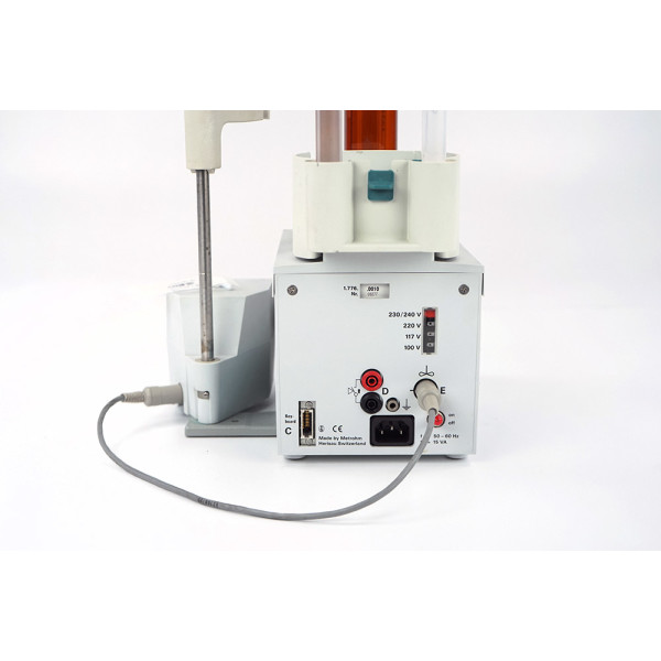 Metrohm 776 Dosimat + 649 Stirrer Rührer + 20ml Exchange Unit 1.776.0 ...