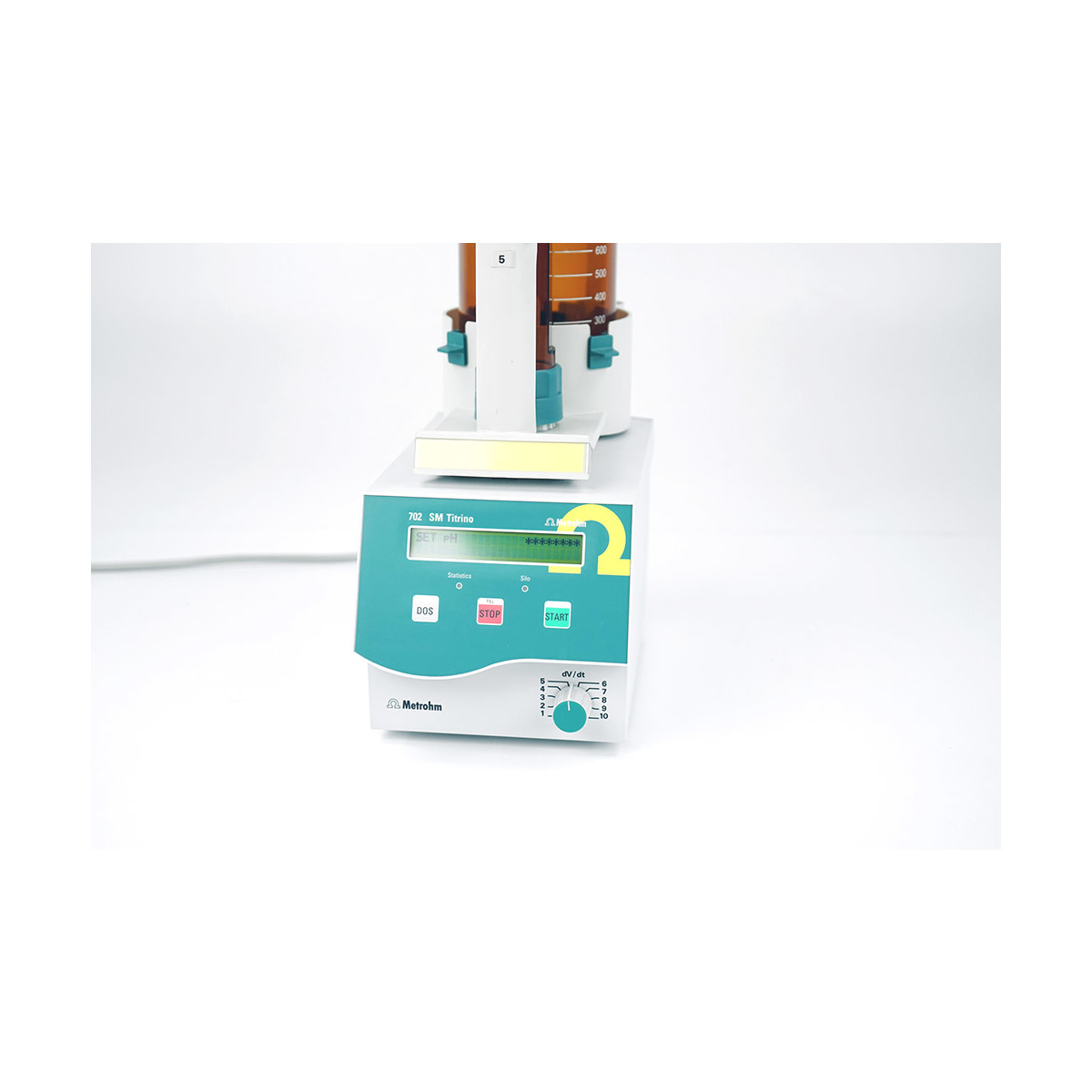 Metrohm 702 SM Titrino Titration System Titrier Station + 5ml Exchang ...