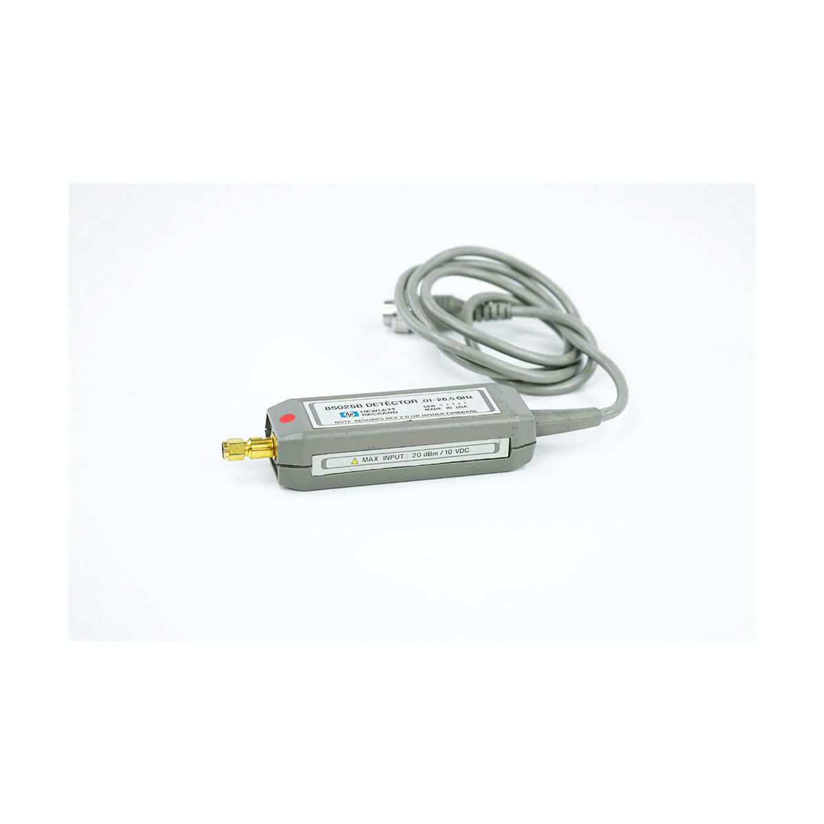 HP Agilent Keysight 85025B AC/DC Detector 10 MHz...26.5 GHz +16 dBm ...