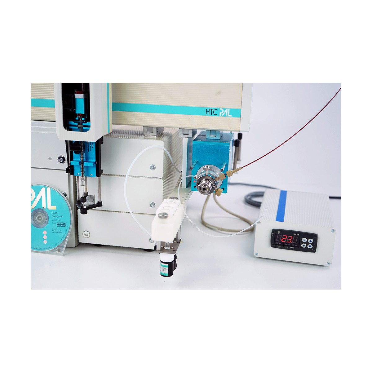 CTC HTS PAL LC Autosampler Cooled Stack 50ul Syringe Set + Software L ...