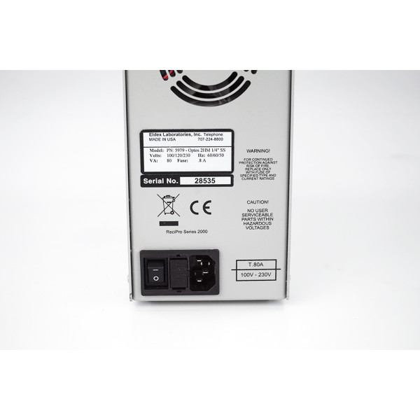 Eldex Laboratories Optos 2HM High Pressure Liquid Metering Pump 1/4 S ...
