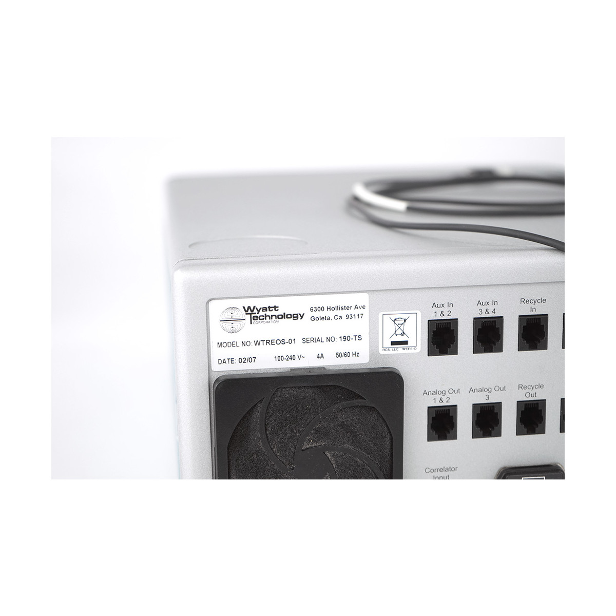 Wyatt mini DAWN TREOS WTREOS 01 Multi-Angle Light Scattering MALS Det ...
