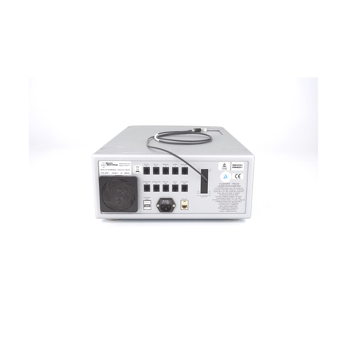 Wyatt mini DAWN TREOS WTREOS 01 Multi-Angle Light Scattering MALS Det ...