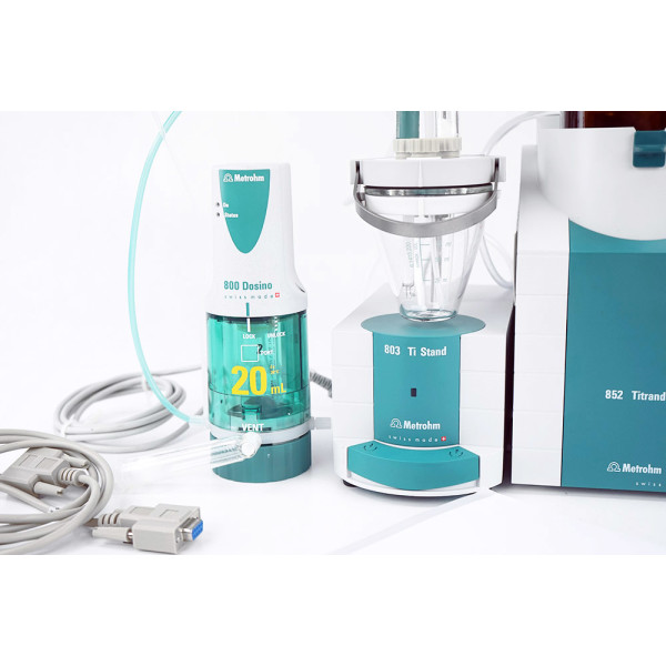 Metrohm Titrando 852 803 Ti Stand 801 Stirrer + Dosino 800 20ml KF Ti ...