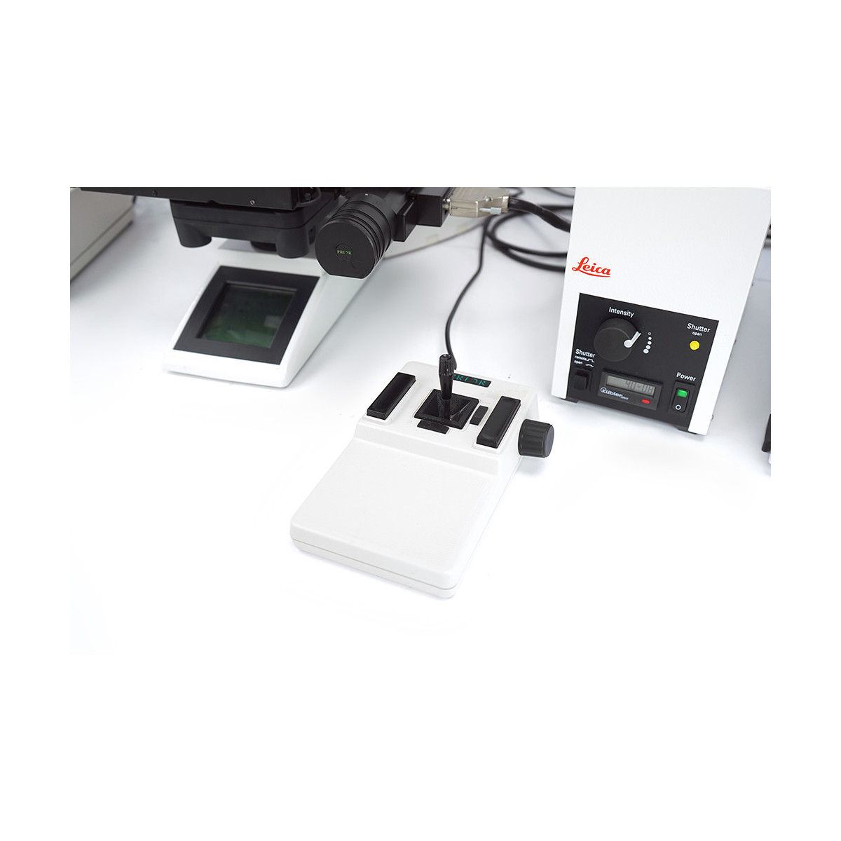 Leica DM5000 B Fluorescence Motorized Stage Microscope Spot RT Camera ...