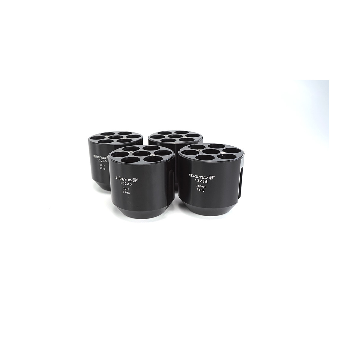 Set of 4x Sigma 13235 Adapter for 7x Falcon 50ml Conical Tube 4-15 4K ...