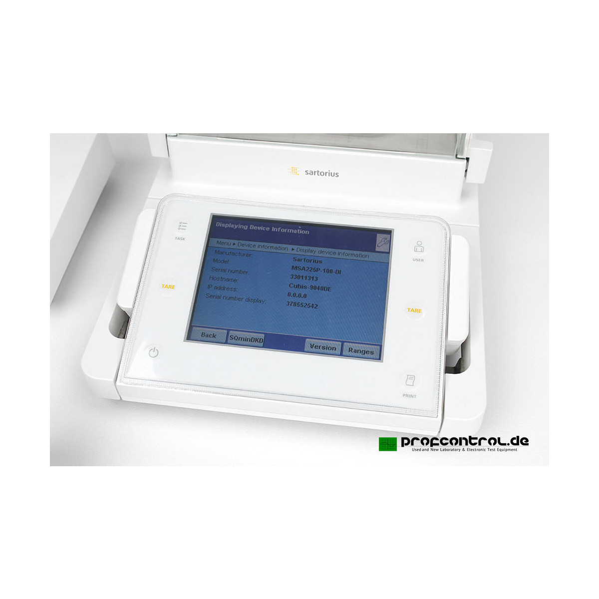 Sartorius Cubis MSA225P-100-DI Analytical Balance 0,01mg 220g, 4.760,00