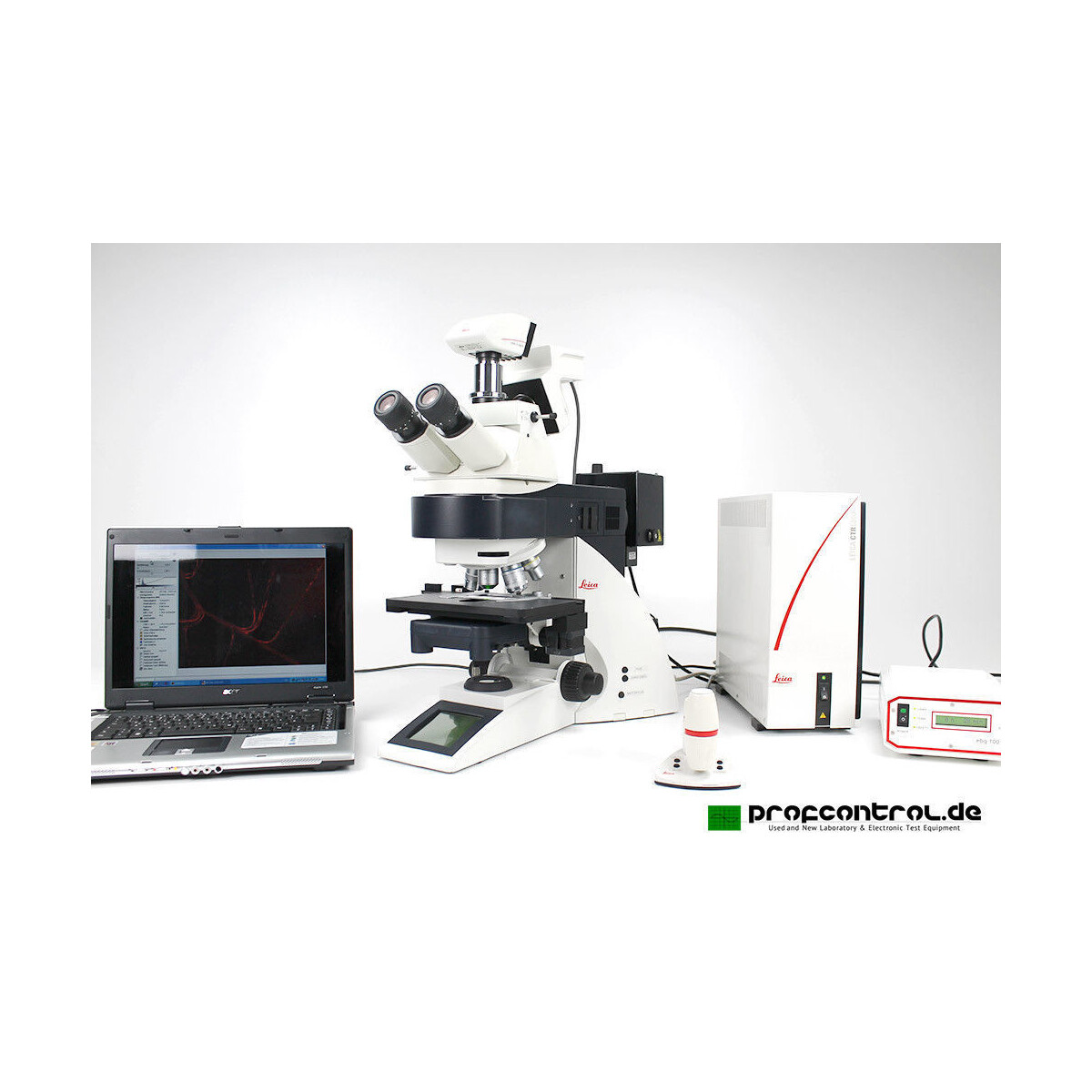 Leica DM6000 B Fluorescence POL ICT Motorized Microscope DFC500&350FX ...
