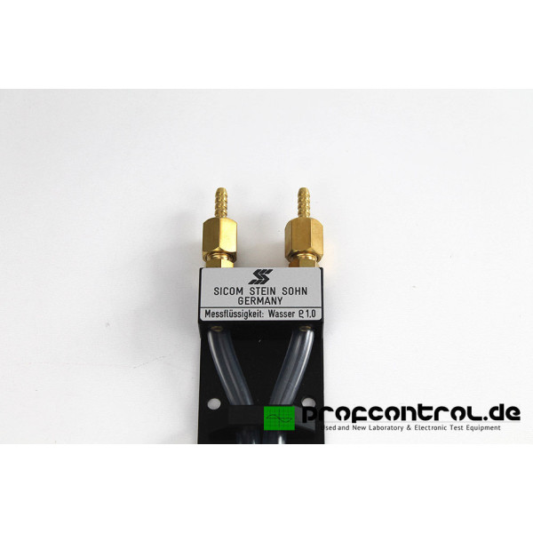 SICOM STEIN SOHN Germany U-Tube MANOMETER +60mm to -60mm Water Colum ...