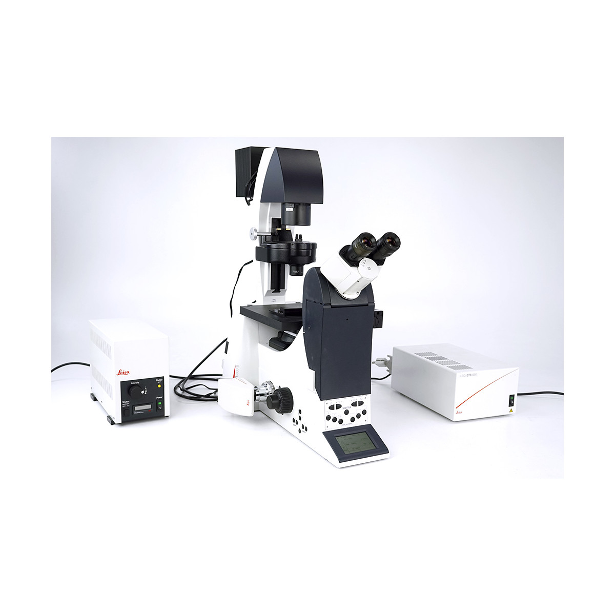 Leica DMI4000B Inverted Fluorescence PH Microscope 340FX 4/10/20/40/6 ...