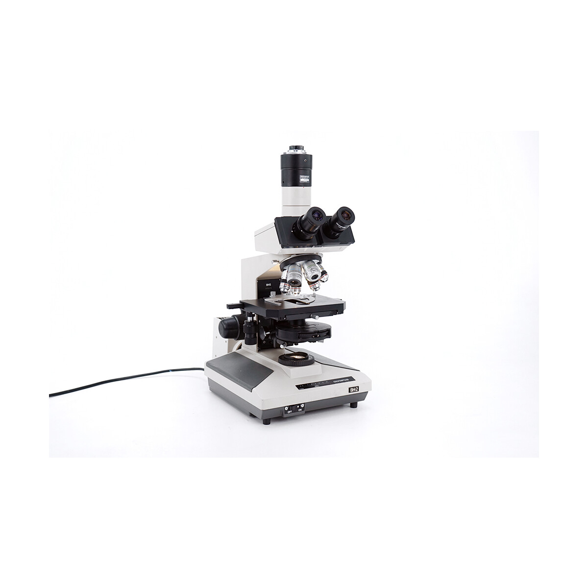 Olympus BH-2 Trinocular Upright Microscope Mikroskop SPlan 10PL 20PL ...