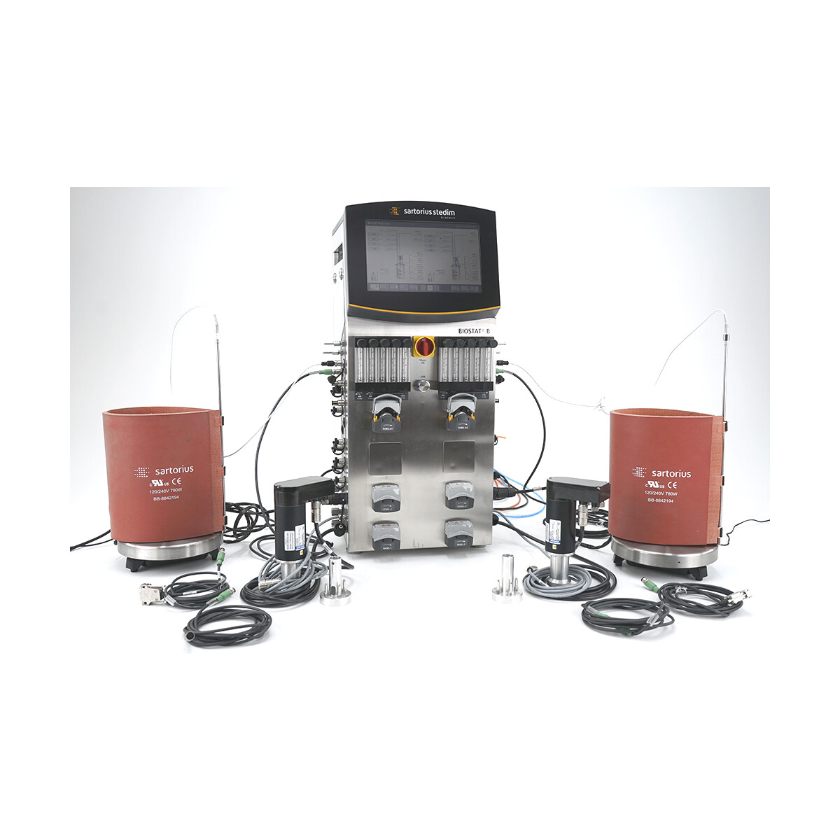 Sartorius Biostat B Twin Bioreactor Controller 2x Motor 2x Balance 2x ...