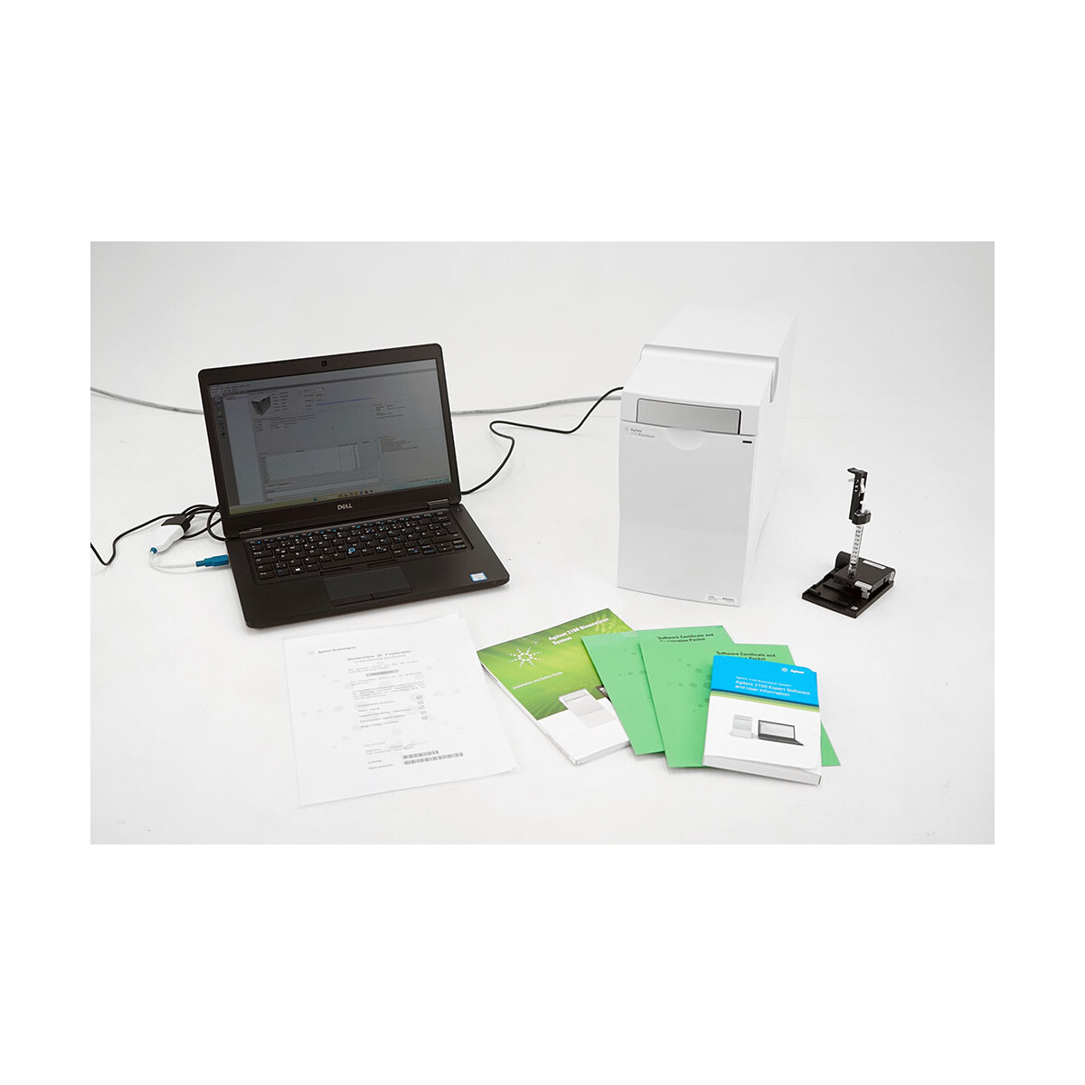 Agilent 2100 Bioanalyzer Bio Analyzer G2939B incl. Syringe + Software ...