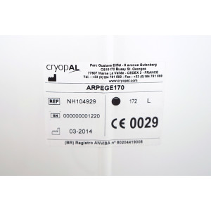 CRYOPAL Air Liquide ARPEGE 170 Nitrogen Storage, Air Liquide DMC and ...